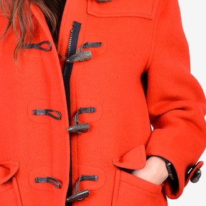 Vintage Gloverall Red Duffle Coat | Size 10 - Www.brickvintage.com - Etsy UK