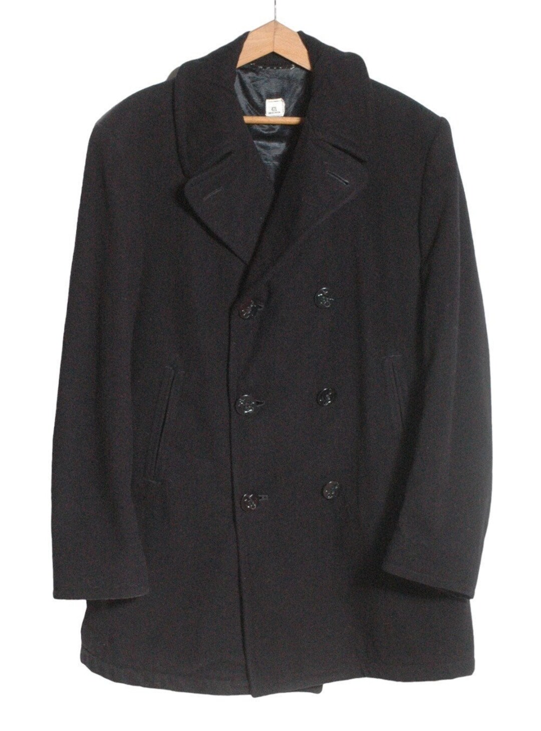 Vintage 1980's Crown Clothing Co Pea Coat | Size L - Www.brickvintage ...