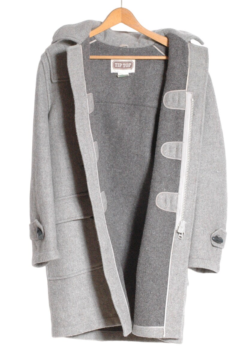 Vintage 1970's Tip Top Grey Duffle Coat | Size L - Www.brickvintage.com ...