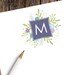 Personal Stationery Spring Garden Note Pad Monogrammed Notepad ...