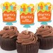 Birthday Cake Party Cupcake Toppers | Custom Party Cupcake Toppers ...