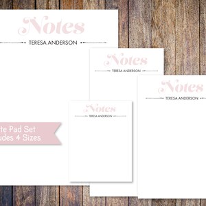 Notes Rose Gold Note Pad Custom Note Pad Available in - Etsy
