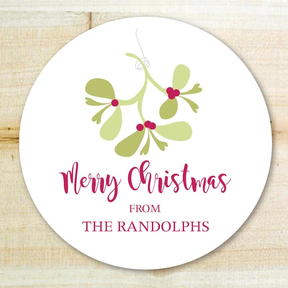 Personalized Christmas Gift Sticker Christmas Labels | Etsy