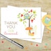 Owl in a Tree Custom Thank You Cards Kids Birthday Thank You - Etsy