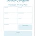 Teal Script Custom Planner Note Pad Daily Weekly and Weekly - Etsy