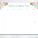 Personalized Weekly or Monthly Note Pad Summer Posies Note - Etsy