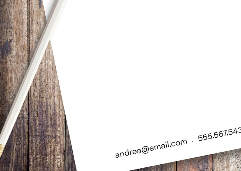 Personalized Name Simple Script Notepad Personalized - Etsy