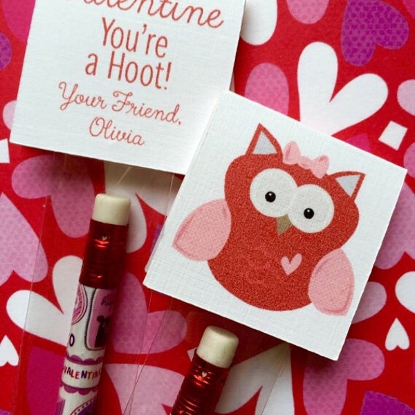 Owl Valentine Card - Etsy