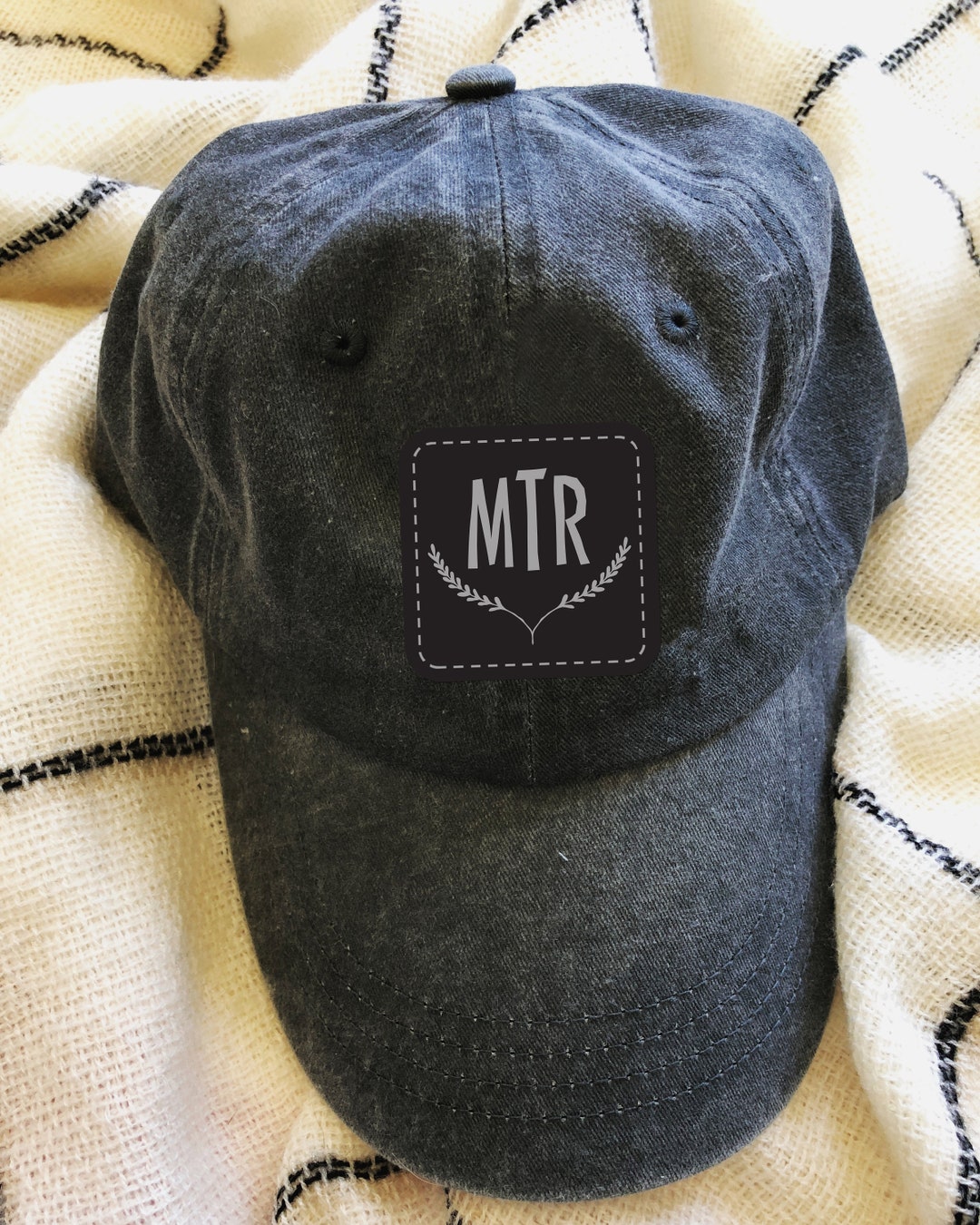 Monogram Laurel Hat | NEW! - 8 Colors! Custom Baseball Hat | Adjustable ...