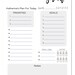 Block Script Custom Planner Note Pad Daily, Weekly and Weekly Menu ...