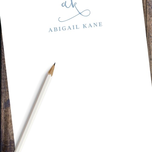 Personalized Notepad Personalized Note Pad Monogram - Etsy