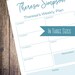 Teal Script Custom Planner Note Pad Daily Weekly and Weekly - Etsy