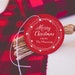 Personalized Red Stars Holiday Gift Tags or Stickers - Etsy