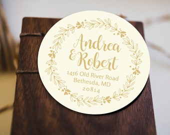 Return Address Sticker 16 Personalized Gift, Wedding, Save the Date ...
