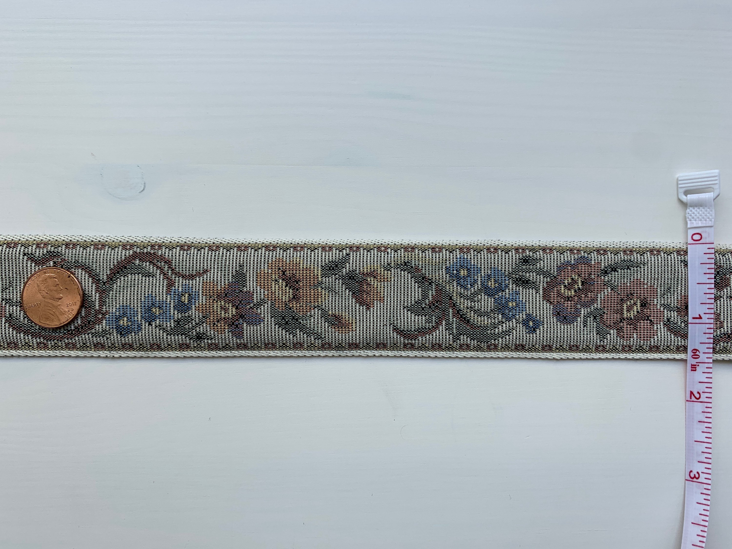 Tapestry Trim Floral Ribbon - by the Yard - Etsy