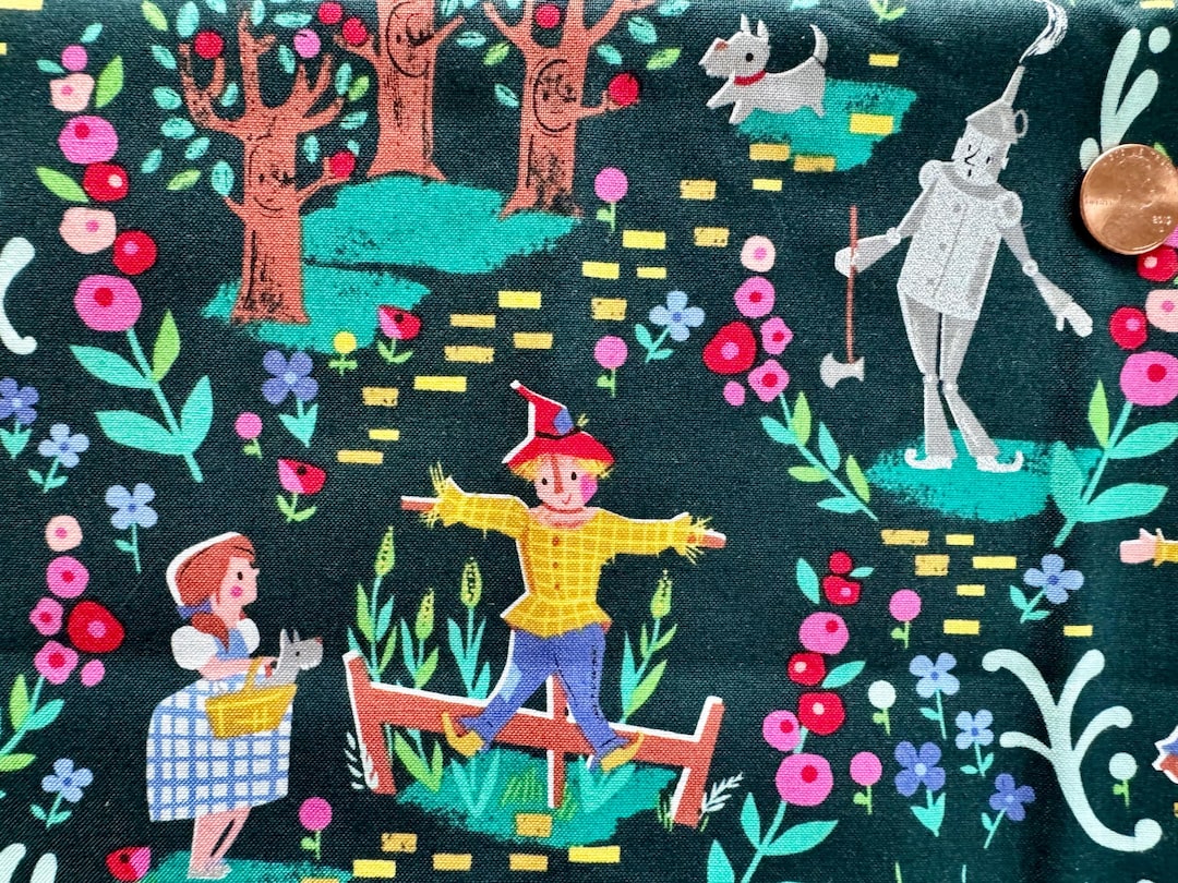Fat Quarter - Dorothy's Journey by Jill Howarth for Riley Blake Designs ...