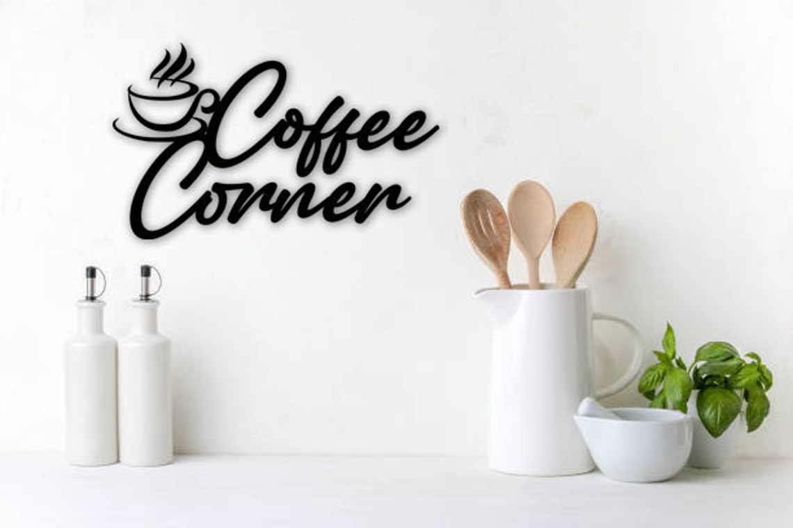 Coffee Corner Wooden Sign Wall Decor Door Sign First - Etsy UK
