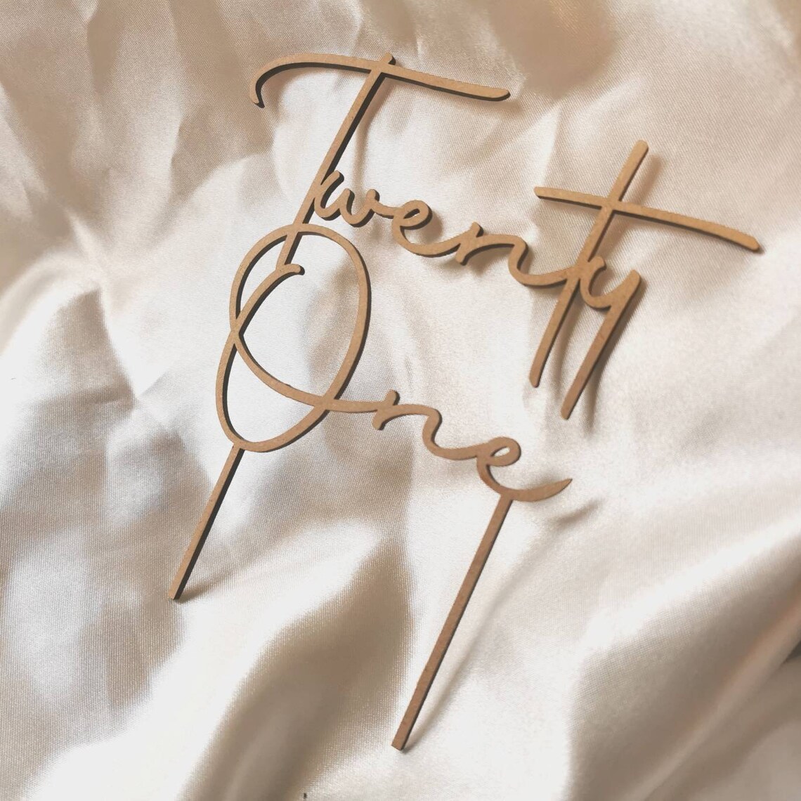 Twenty One Cake Topper Custom Cake Topper Personalised | Etsy UK