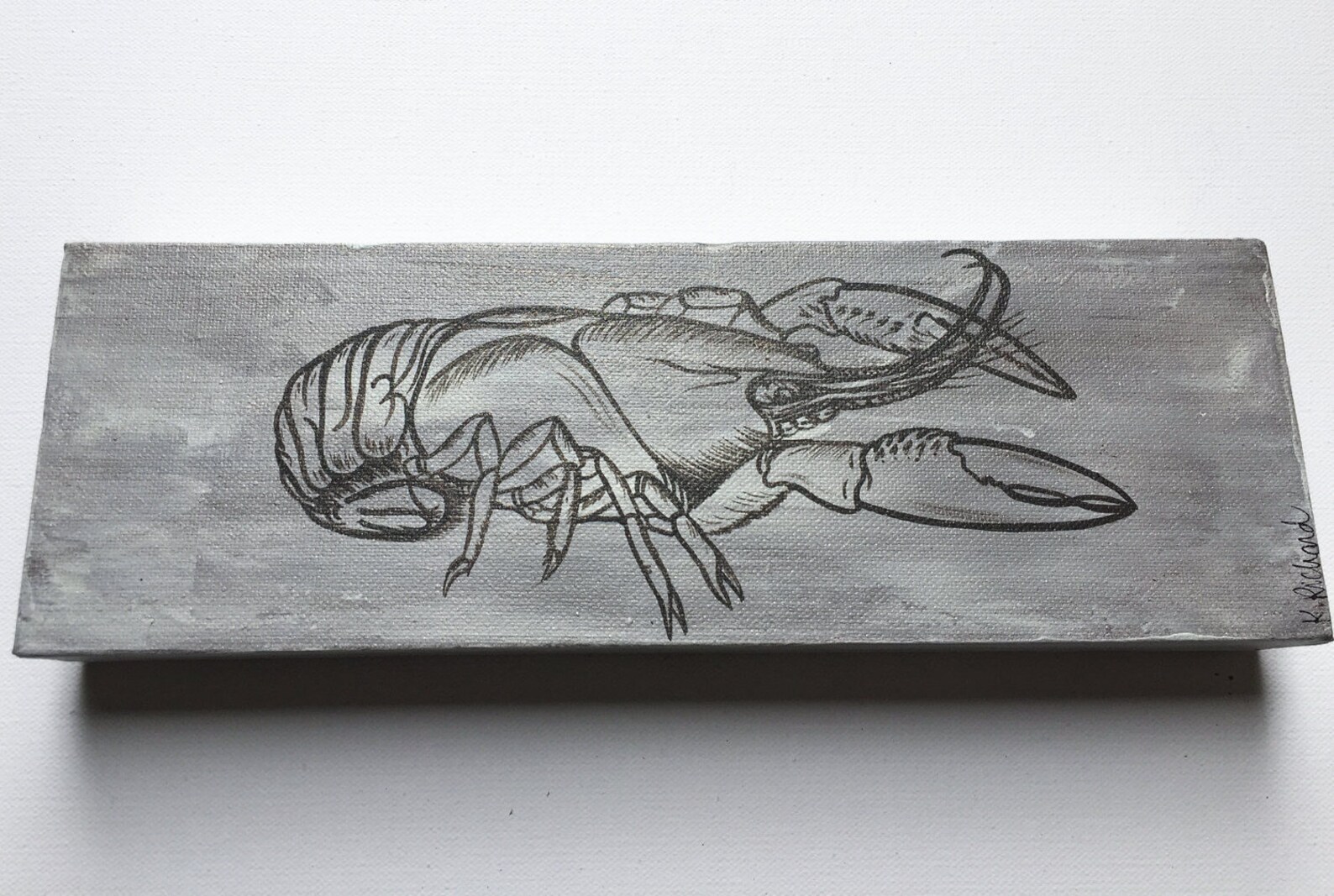Crab, Shrimp and Crawfish Set Hand Painted on Canvas - Etsy