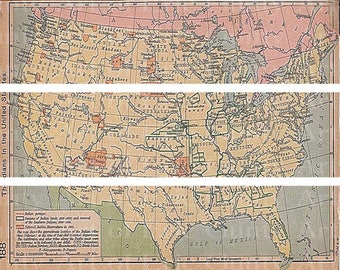 Old World Map Side Strips Edible 2D Fondant Birthday Cake | Etsy