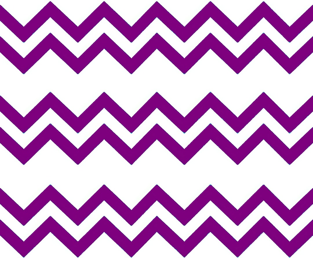 Purple - Chevron Birthday Background - Side Strips ~ Edible 2D Fondant ...