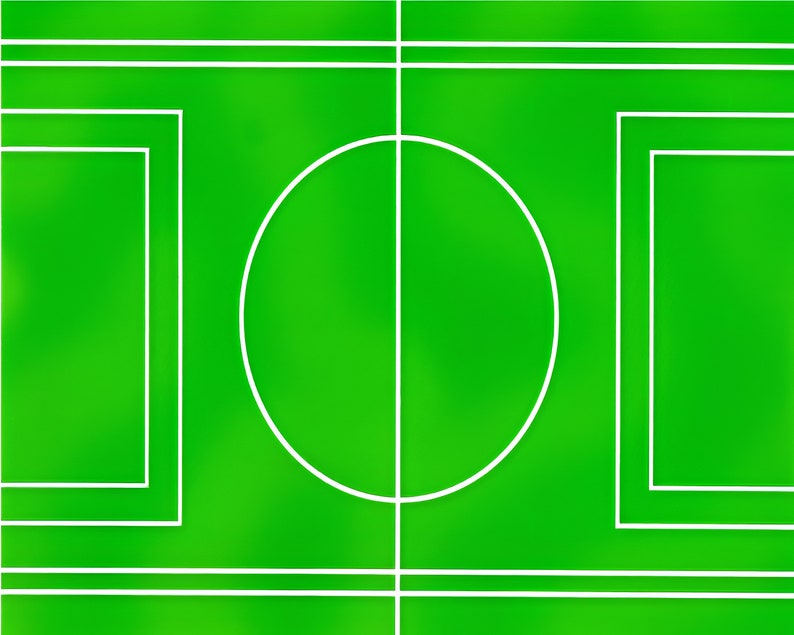 Soccer Field ~ Edible 2D Fondant Birthday Cake/cupcake Topper ~ D736 - Etsy
