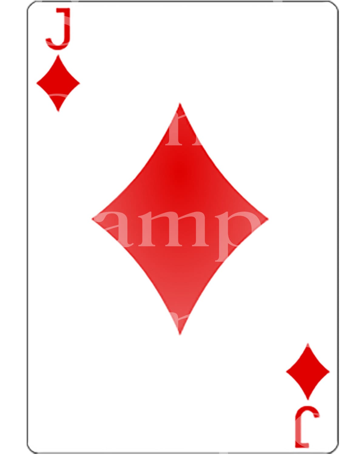 Jack of Diamonds Poker Card Las Vegas Casino Birthday ~ Edible 2D ...