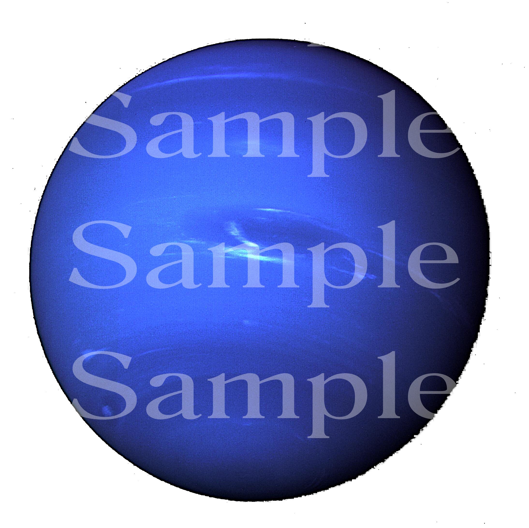 Planet Neptune Space Birthday ~ Edible 2D Fondant Birthday Cake/Cupcake ...