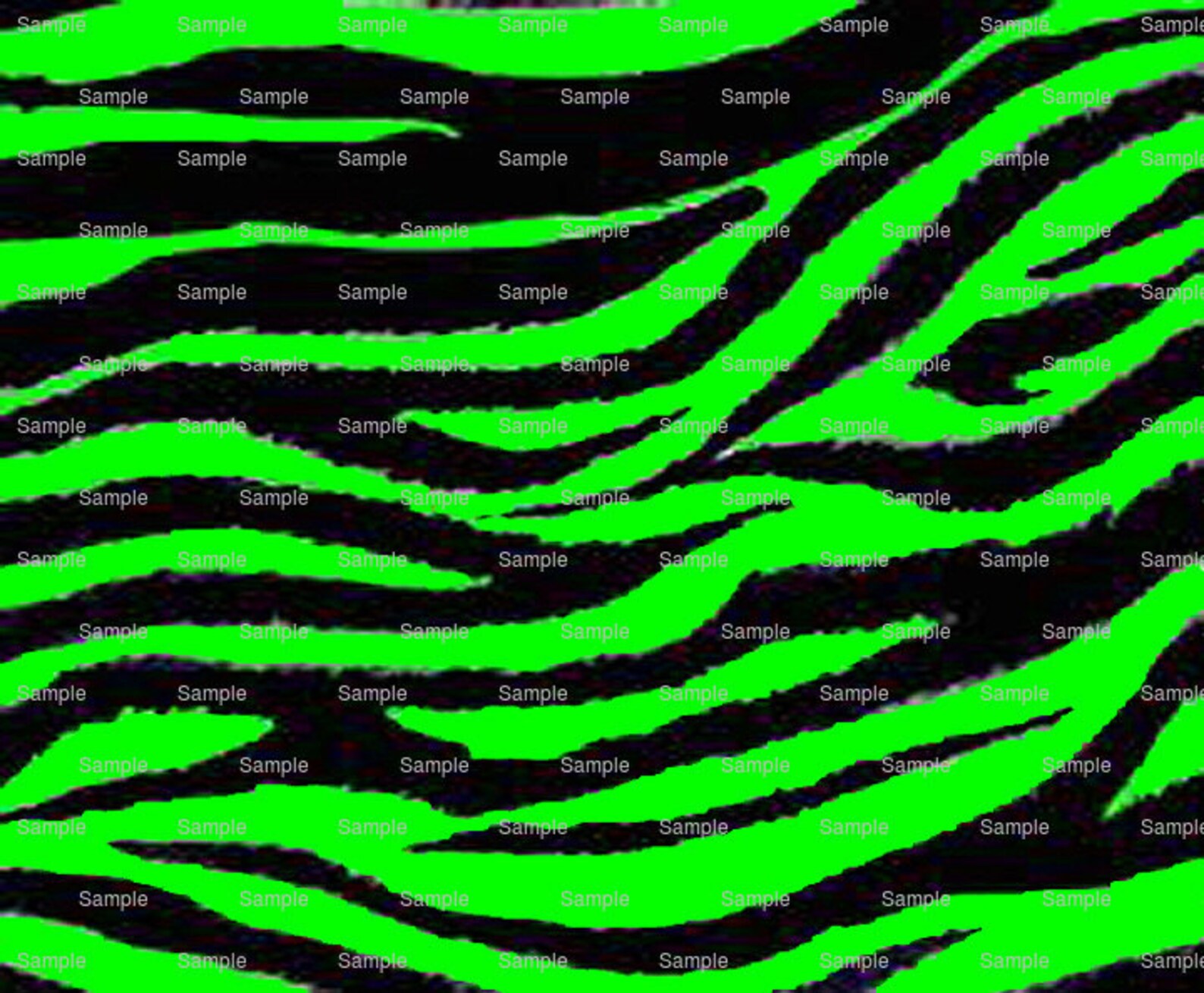 Lime Green Zebra Print Background Birthday Edible 2D | Etsy