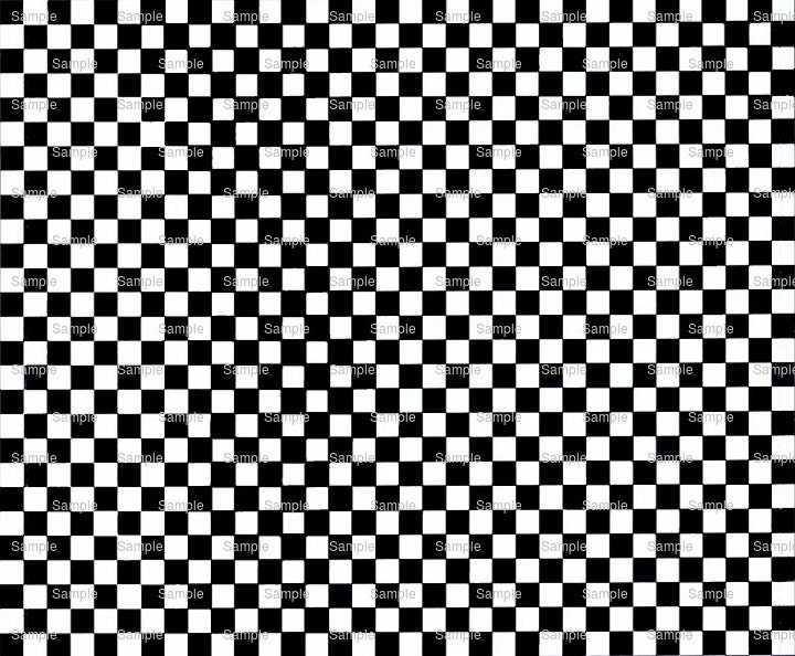 Checkerboard Birthday Topper ~ Edible 2D Fondant Birthday Cake/Cupcake ...