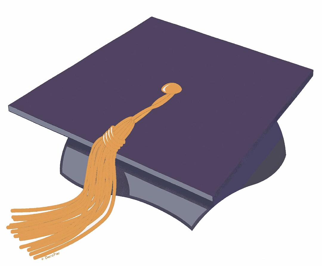 Graduation Cap ~ Edible 2D Fondant Birthday Cake/cupcake Topper ~ D7481 ...