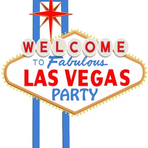 Las Vegas Party Casino Birthday ~ Edible 2D Fondant Birthday Cake ...