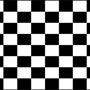 Checkerboard Edible 2D Fondant Birthday Cake/cupcake Topper D22564 - Etsy