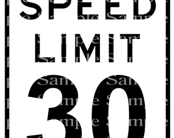 Speed Limit Cake Topper Birthday - Etsy