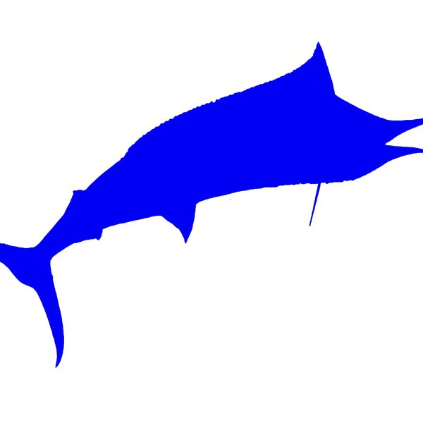 Blue Marlin Cake Topper - Etsy
