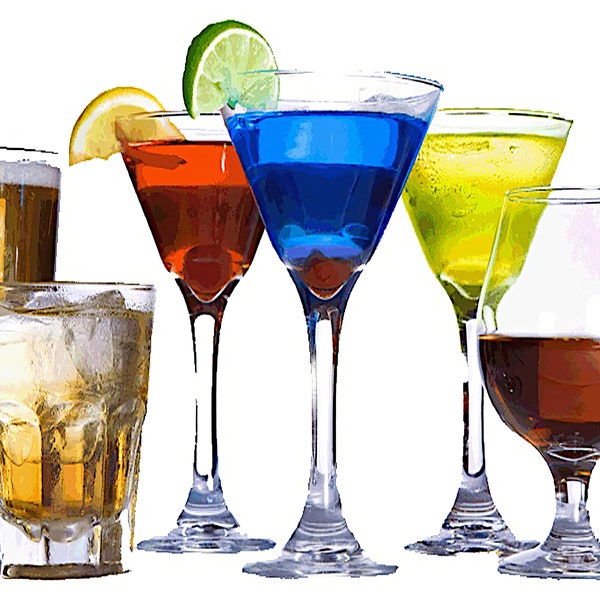 Alcohol Cake Topper - Etsy