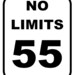 No Limits 55th Birthday Sign - 2D Fondant Edible Cake & Cupcake Topper ...