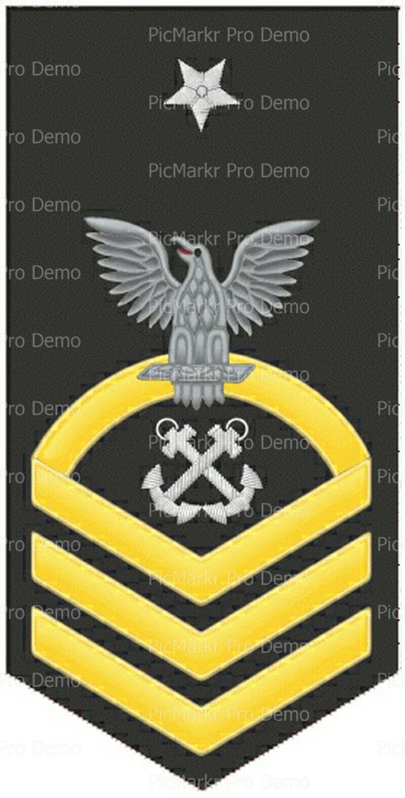 Navy Senior Chief Petty Officer Military Insignia Birthday - Etsy