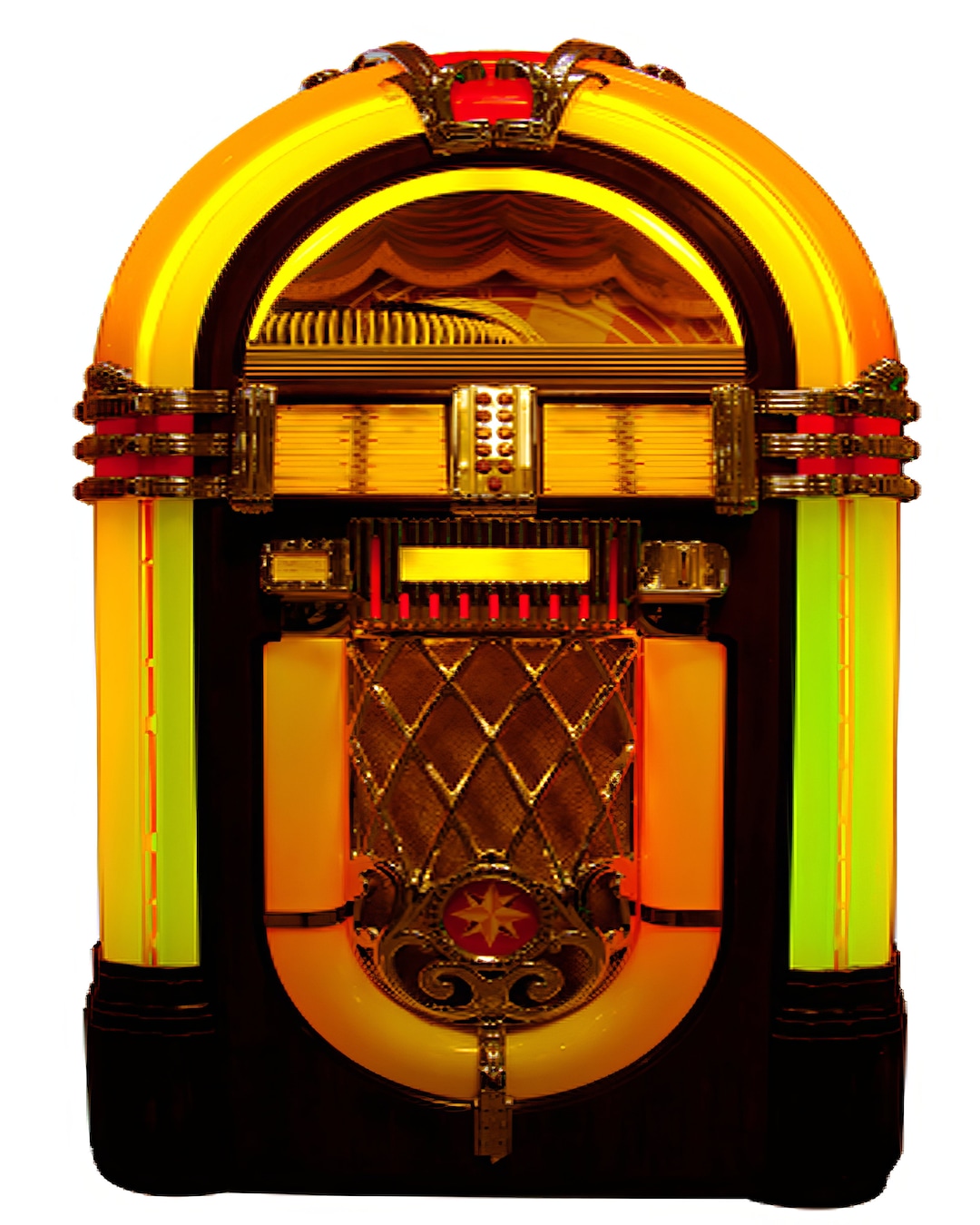 1950s Classic Jukebox Birthday ~ Edible 2D Fondant Birthday Cake ...