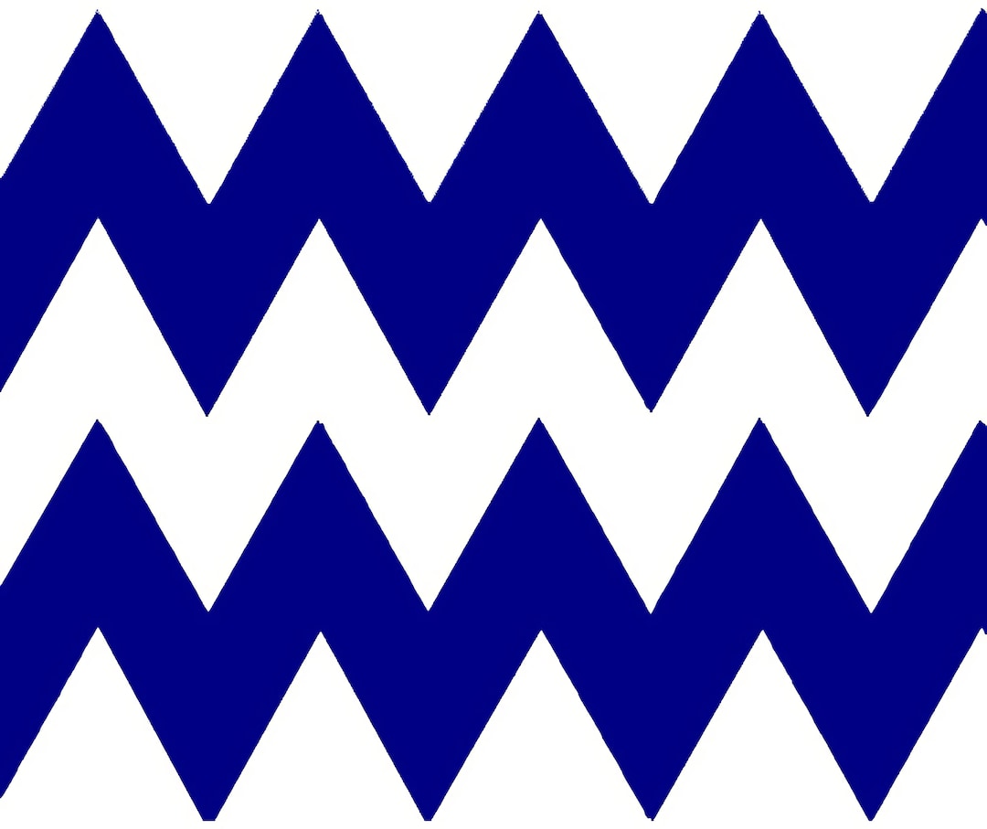 Navy Blue 4" - Chevron Birthday Background - Side Strips ~ Edible 2D ...
