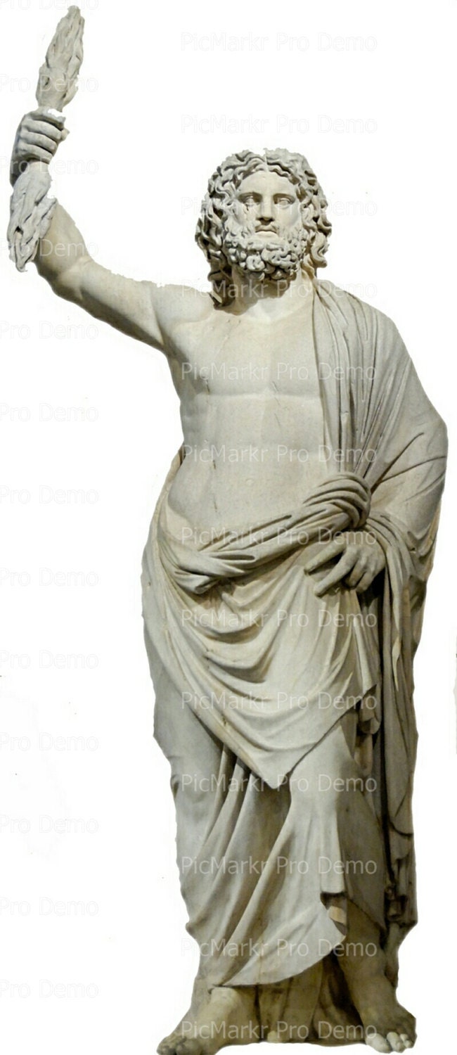 Greek Zeus Birthday Edible 2D Fondant Birthday Cake/cupcake - Etsy