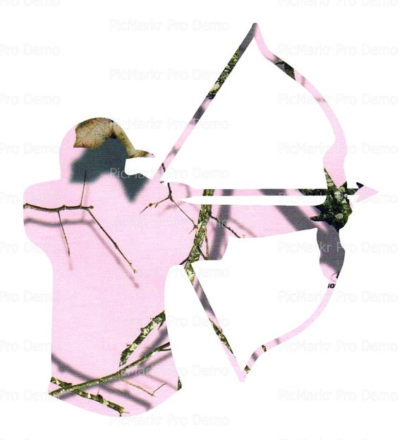 Pink Camo Bow Hunting Edible 2D Fondant Birthday - Etsy