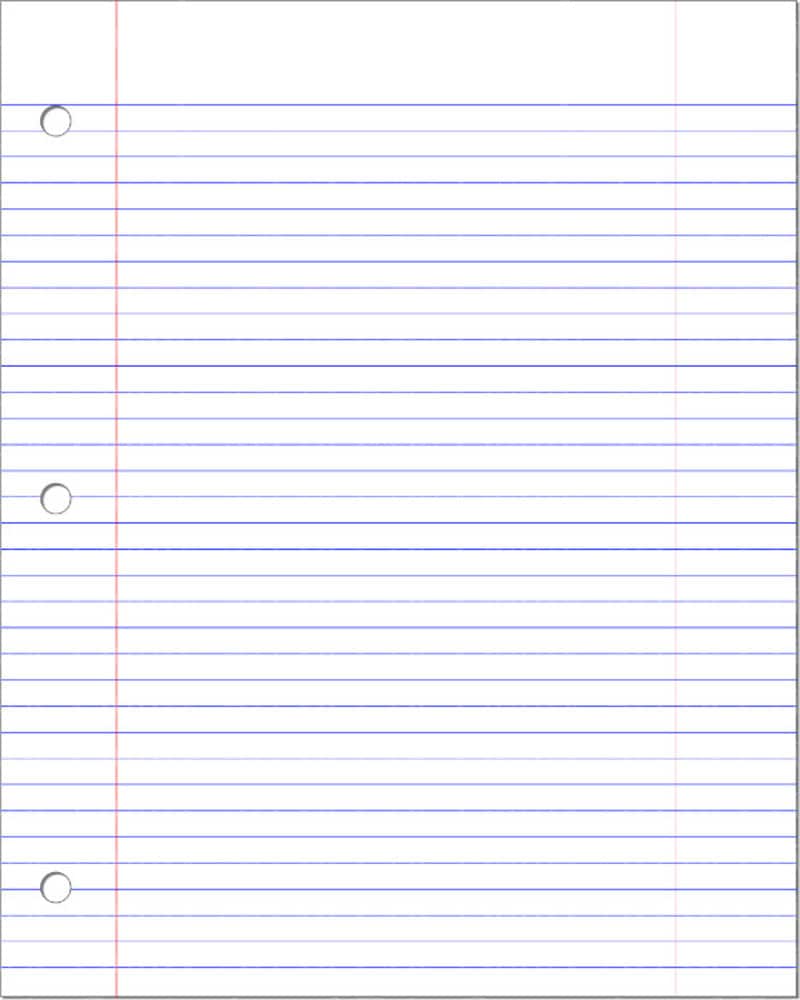 School Lined Paper Birthday ~ Edible 2D Fondant Birthday Cake/Cupcake ...