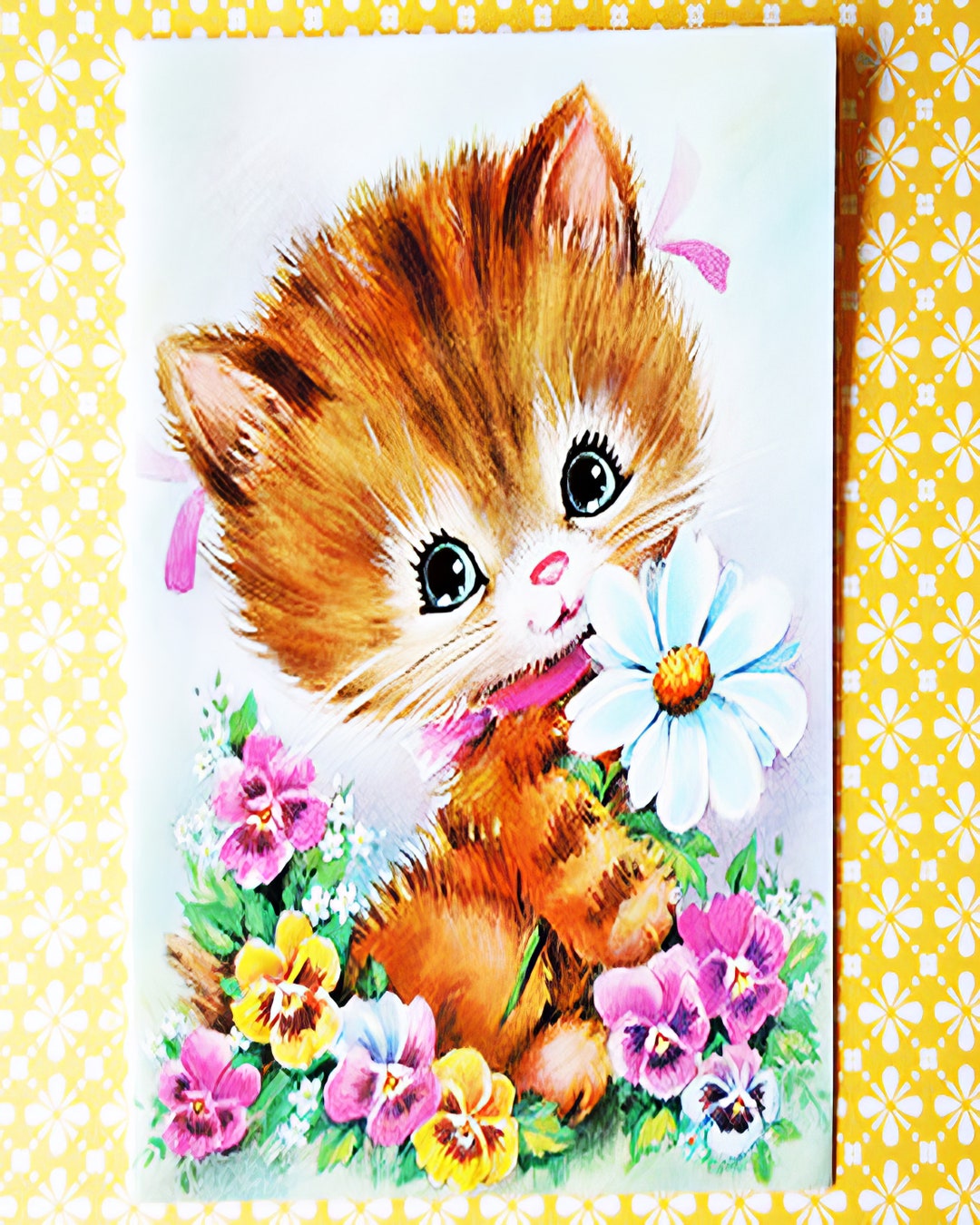Cat- Kitten ~ Edible 2D Fondant Birthday Cake/cupcake Topper ~ D3562 - Etsy