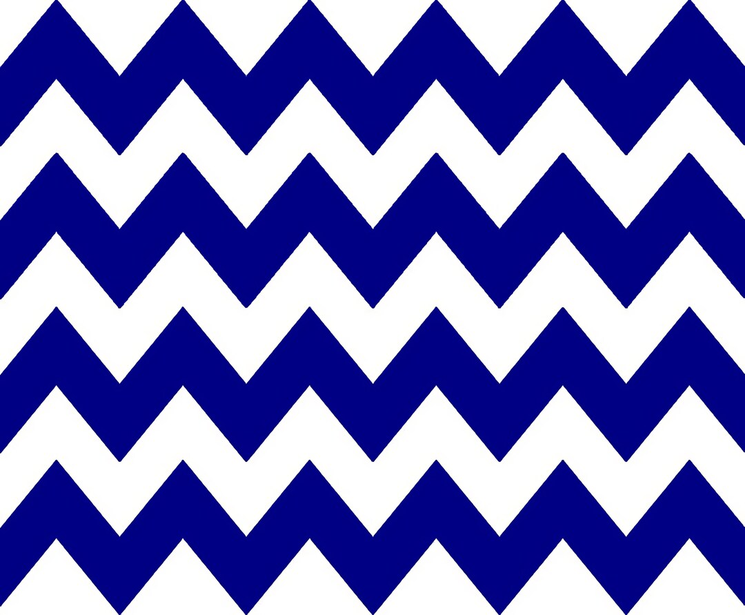 Navy Blue - Chevron Background Birthday ~ Edible 2D Fondant Birthday ...