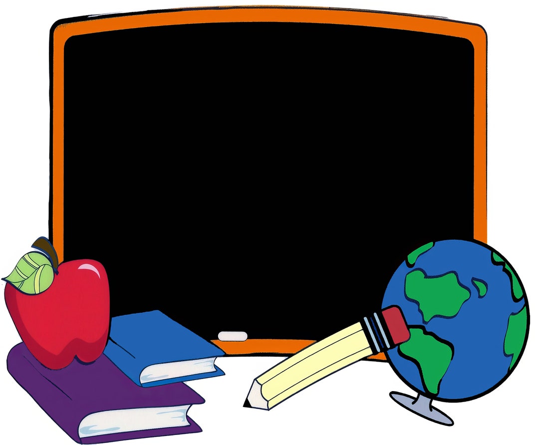 School Blackboard Birthday ~ Edible 2D Fondant Birthday Cake/cupcake ...