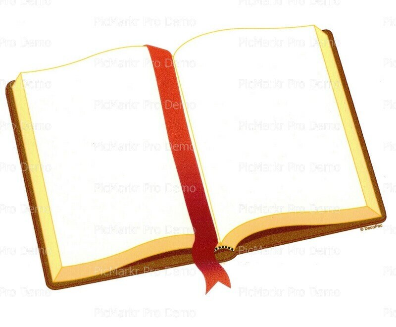 Bible Religious ~ Edible 2D Fondant Birthday Cake/Cupcake Topper ~ D1549