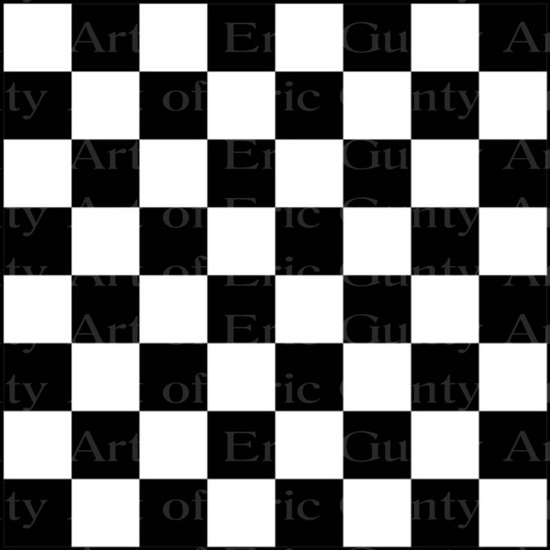 Checkerboard Edible 2D Fondant Birthday Cake/cupcake Topper - Etsy