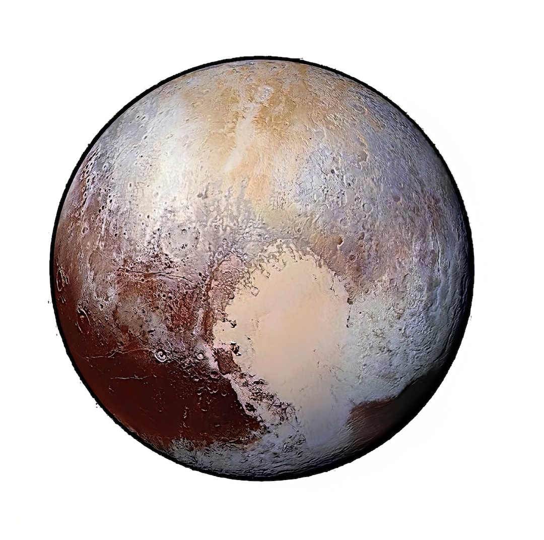 Planet Pluto Space Birthday ~ Edible 2D Fondant Birthday Cake/cupcake ...