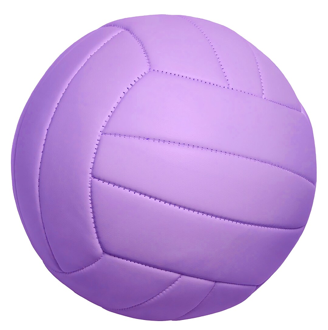 Purple Volleyball Birthday ~ Edible 2D Fondant Birthday Cake/cupcake ...